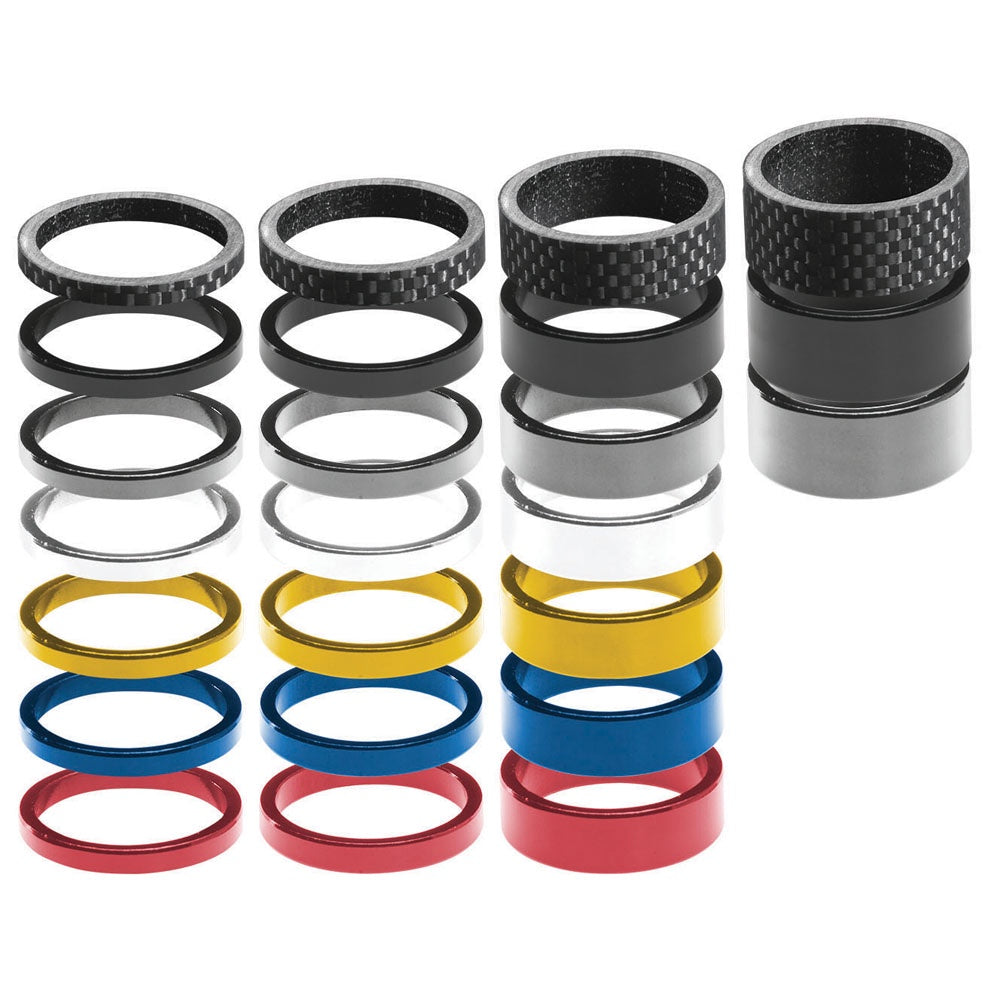 XRD Headset Spacers red 3 pack 3/5/10 – Bike Barn