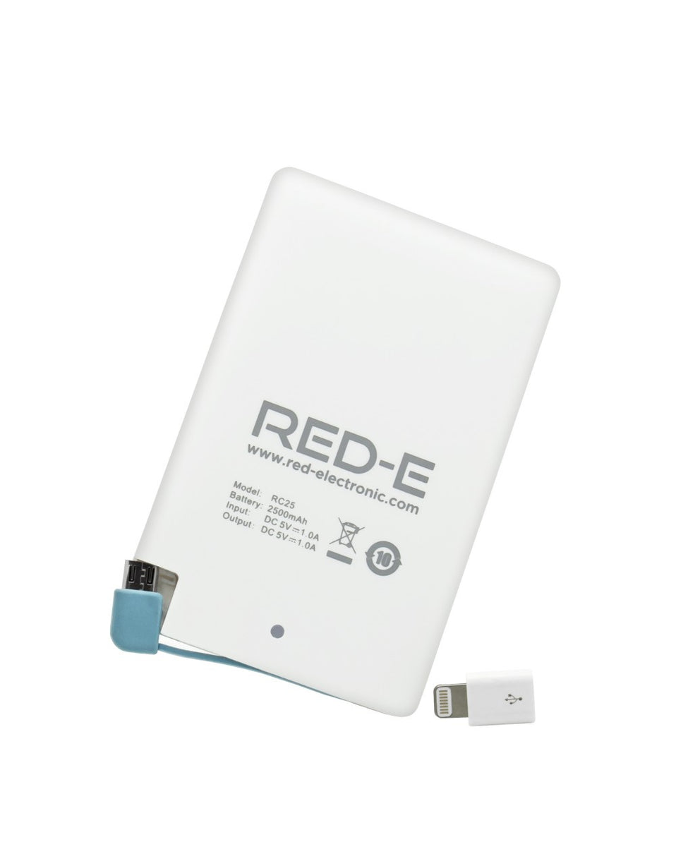 RED-E POWERBANK RC25 WHITE – Bike Barn