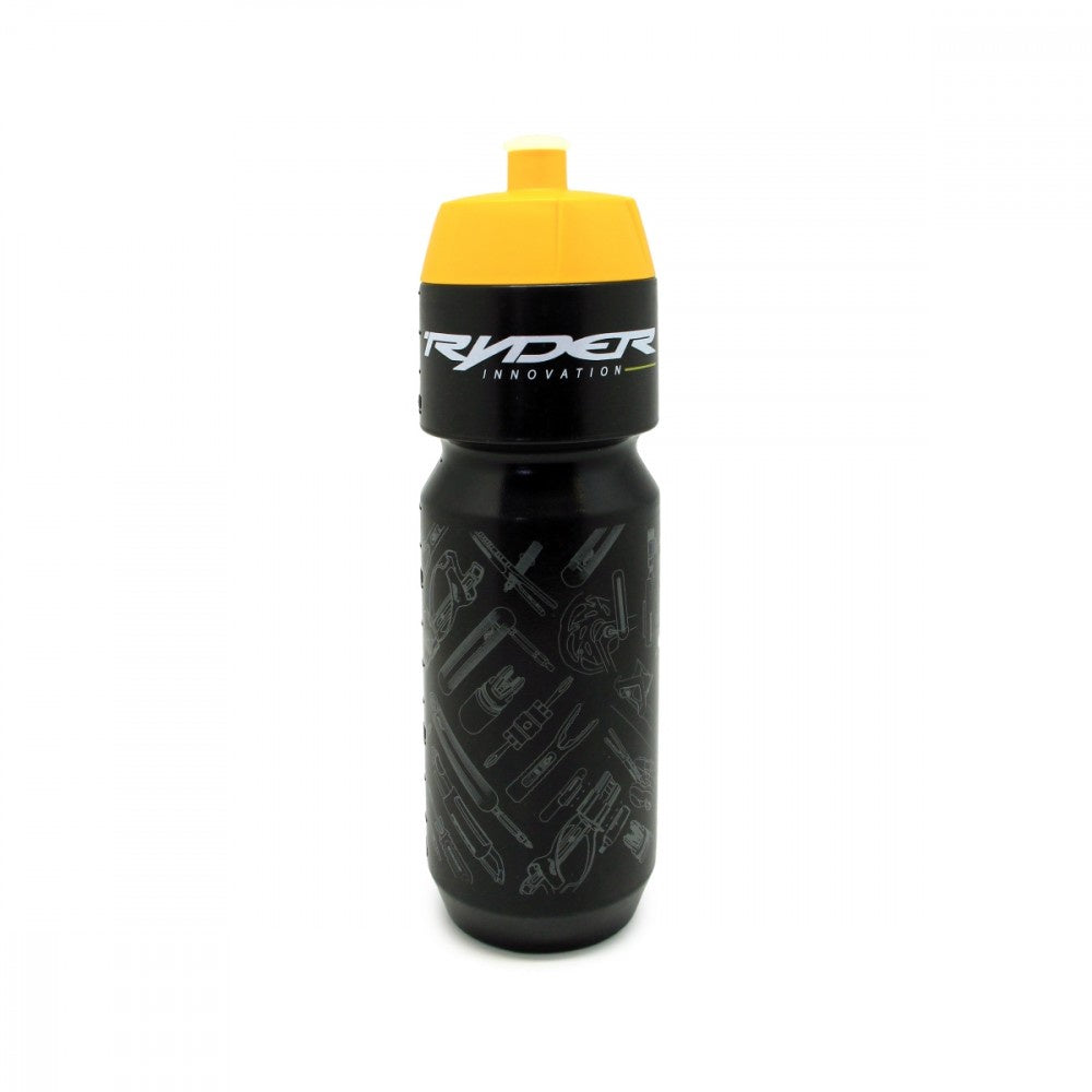 Ryder Water Bottle Black Neo 800ML - Yellow Cap – Bike Barn